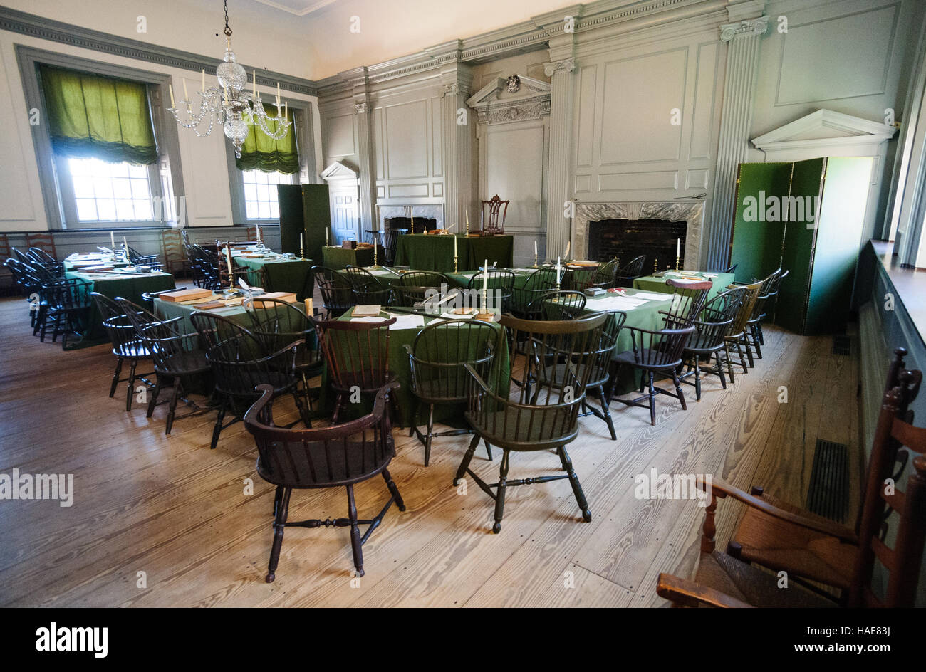 Historic independence hall site declaration hi-res stock photography ...