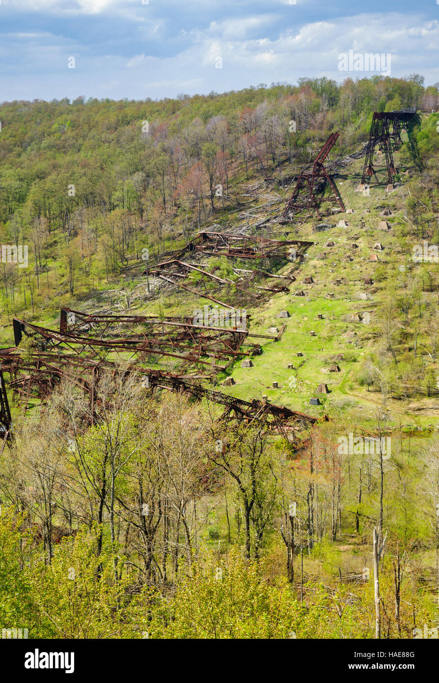 Kinzua Bridge State Park Stock Photo - Alamy