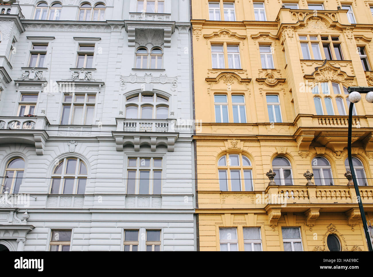 Colorful buildings in Prague Stock Photo - Alamy