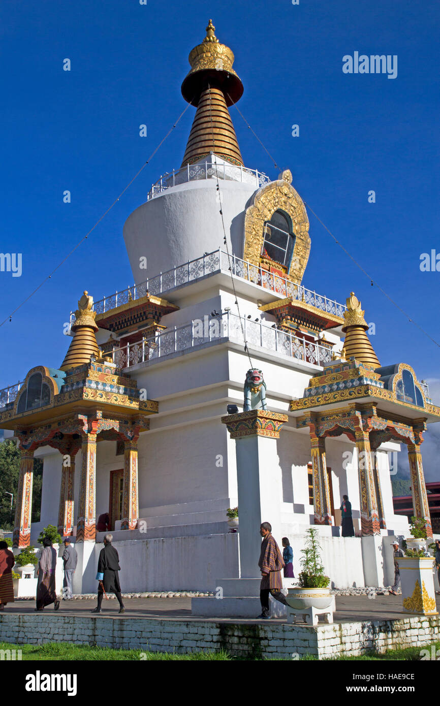 The National Memorial Chorten in Thimphu Stock Photo - Alamy