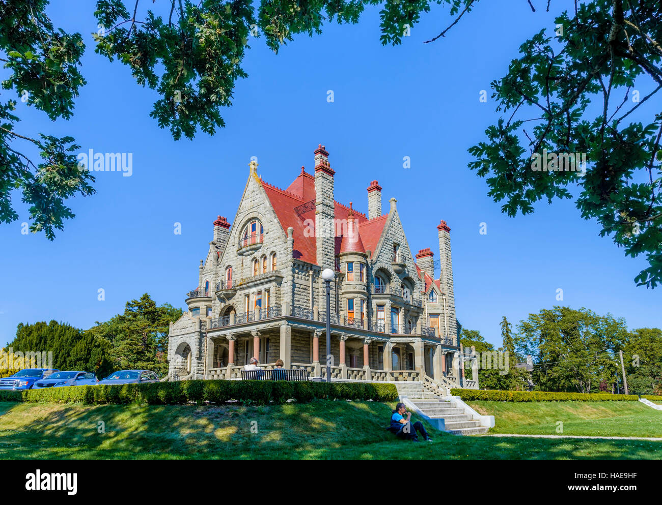 British columbia canada craigdarroch castle victoria heritage building ...