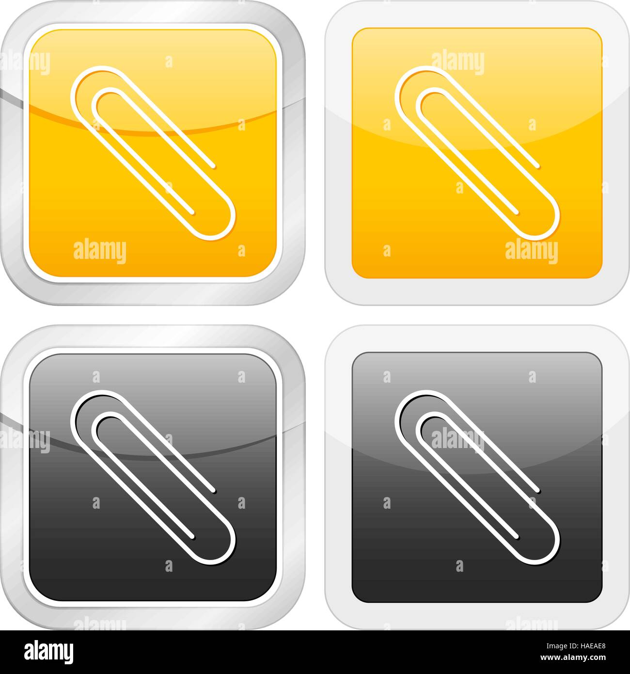 Attach icon hi-res stock photography and images - Alamy