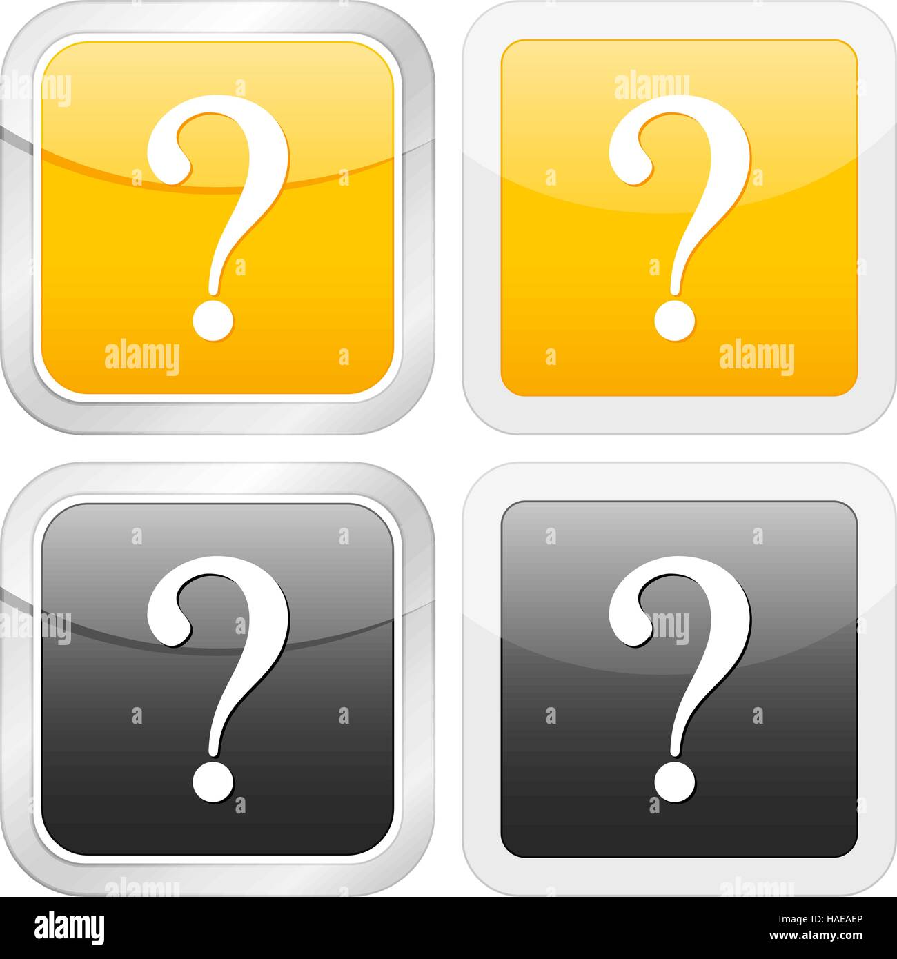 Interrogative vector vectors hi-res stock photography and images - Alamy
