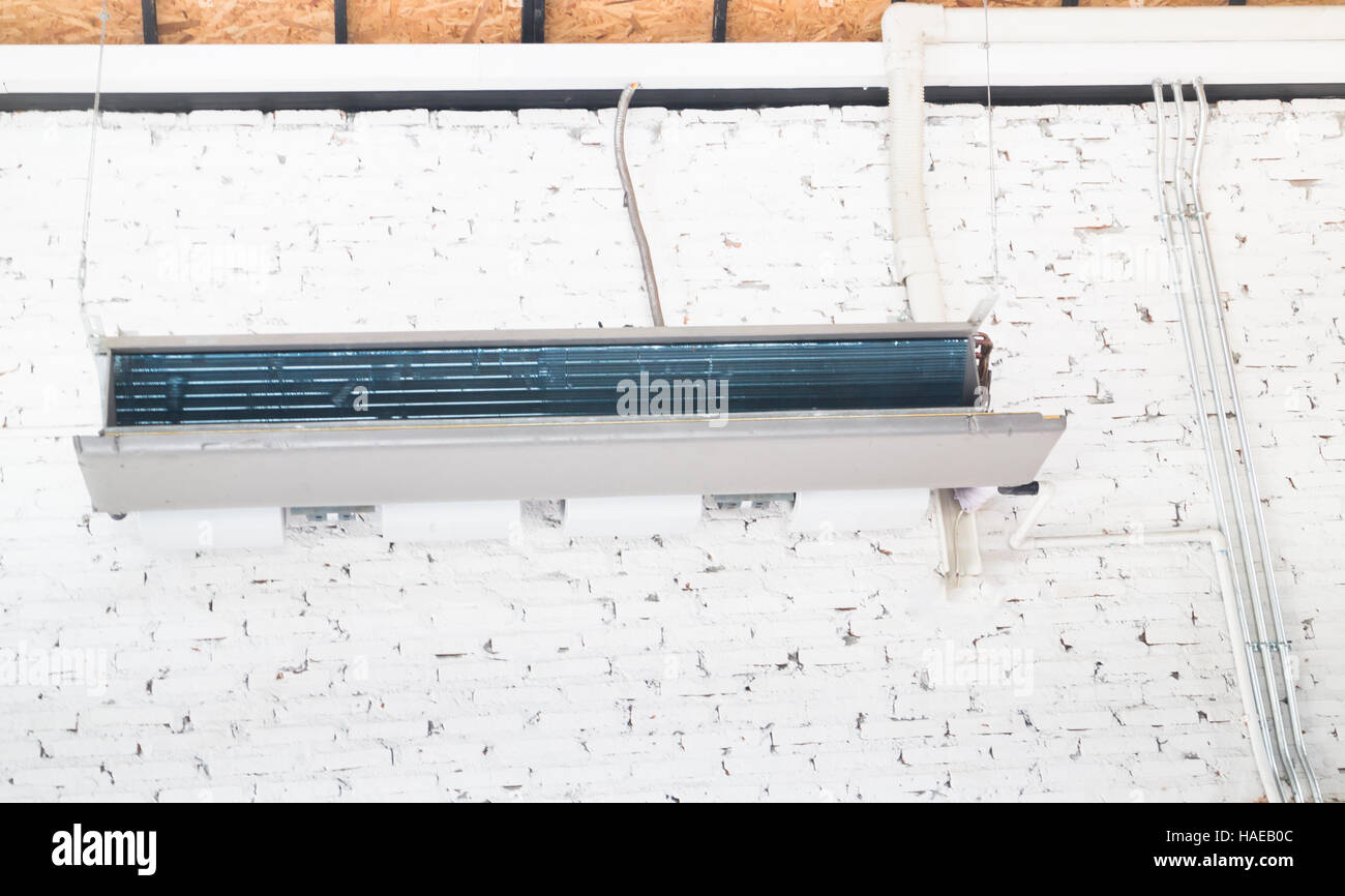 Ceiling type hanging air conditioner unit, stock photo Stock Photo - Alamy