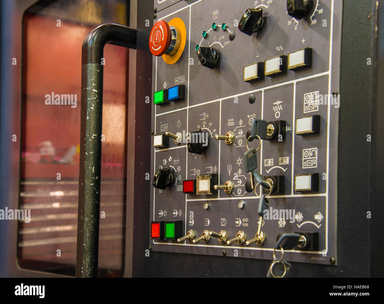 Cnc control panel industrial machinery hi-res stock photography and ...