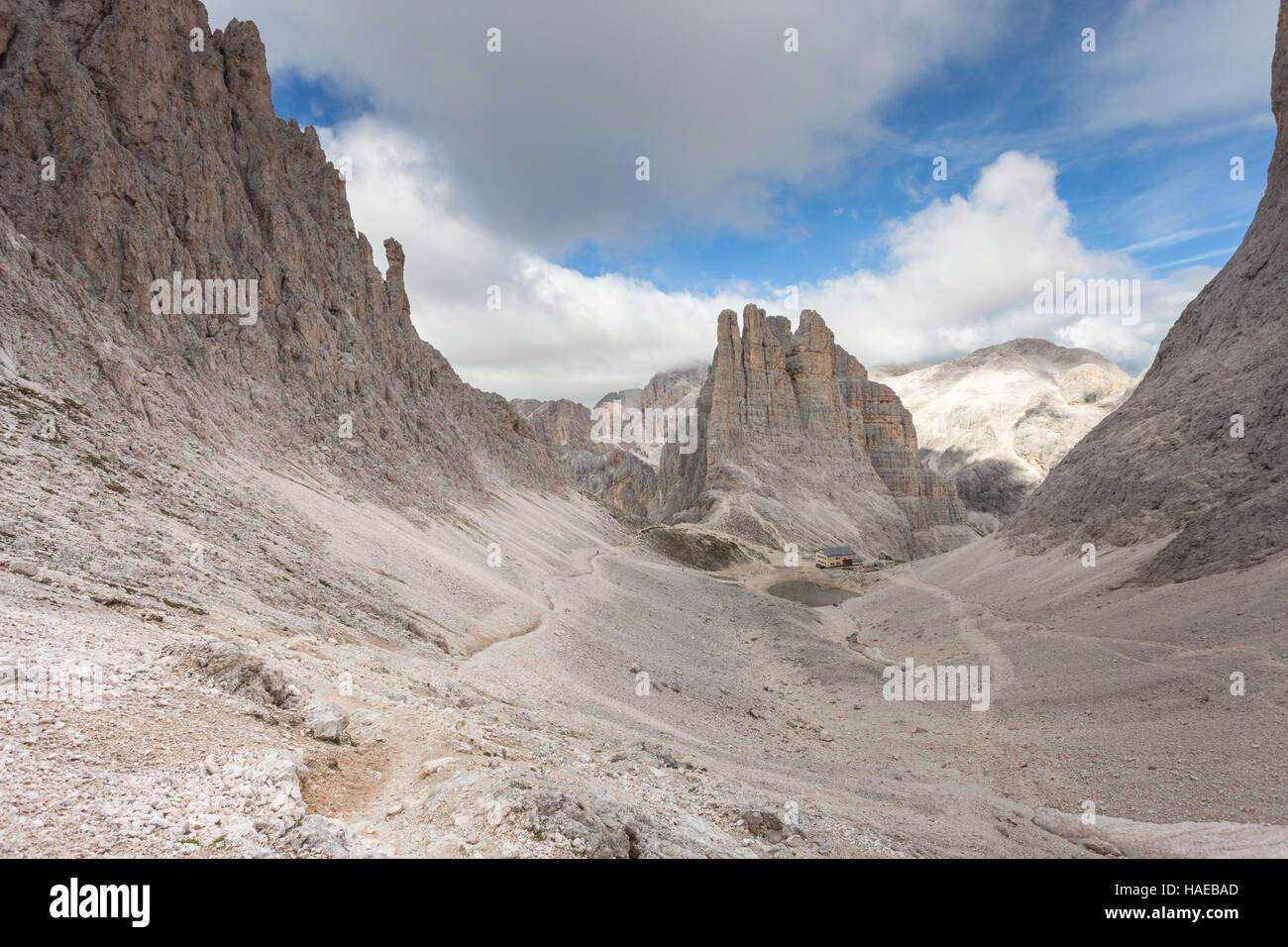 Mountain scenes from the Catinaccio area, Dolomites Stock Photo - Alamy