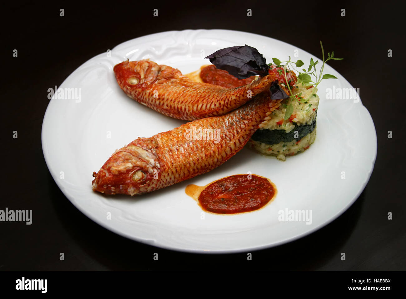 Dish from a fish Stock Photo - Alamy