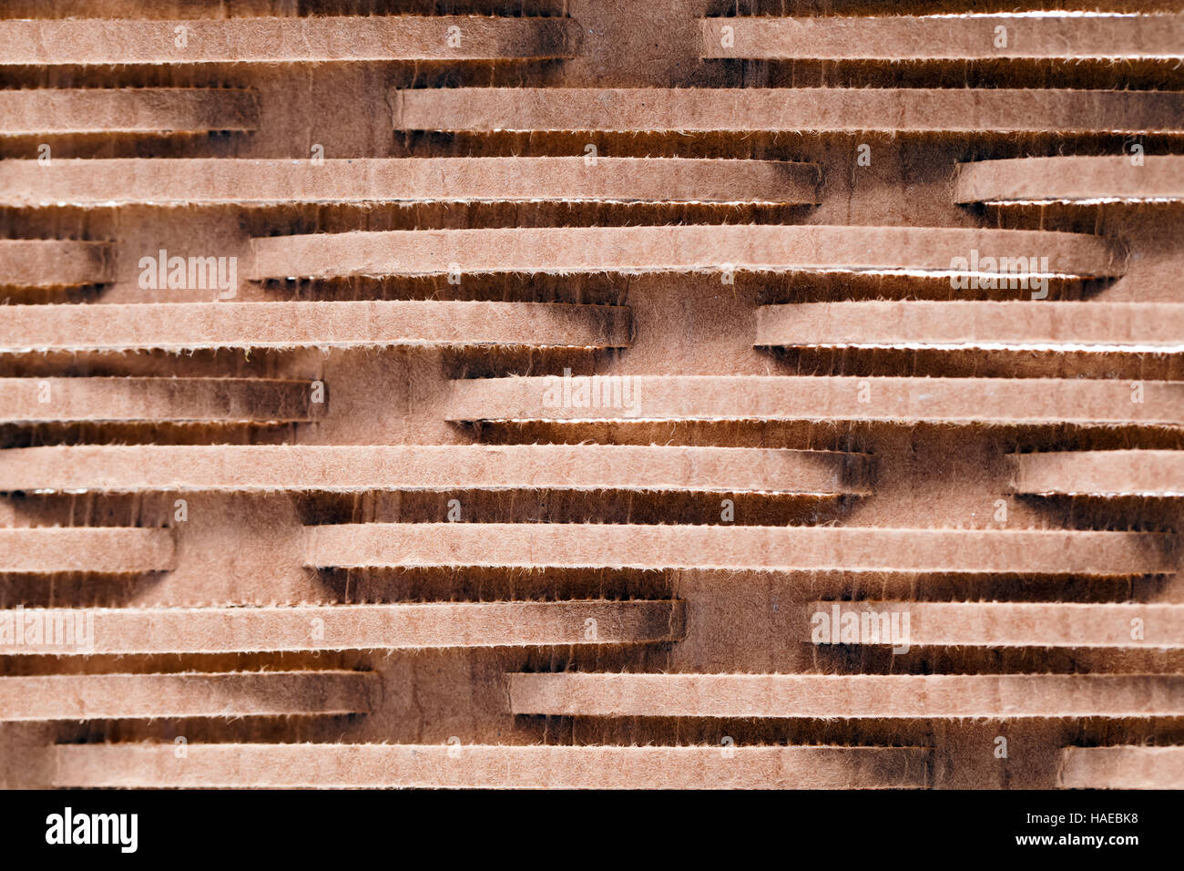 Cardboard strips texture pattern close up as a background Stock Photo ...