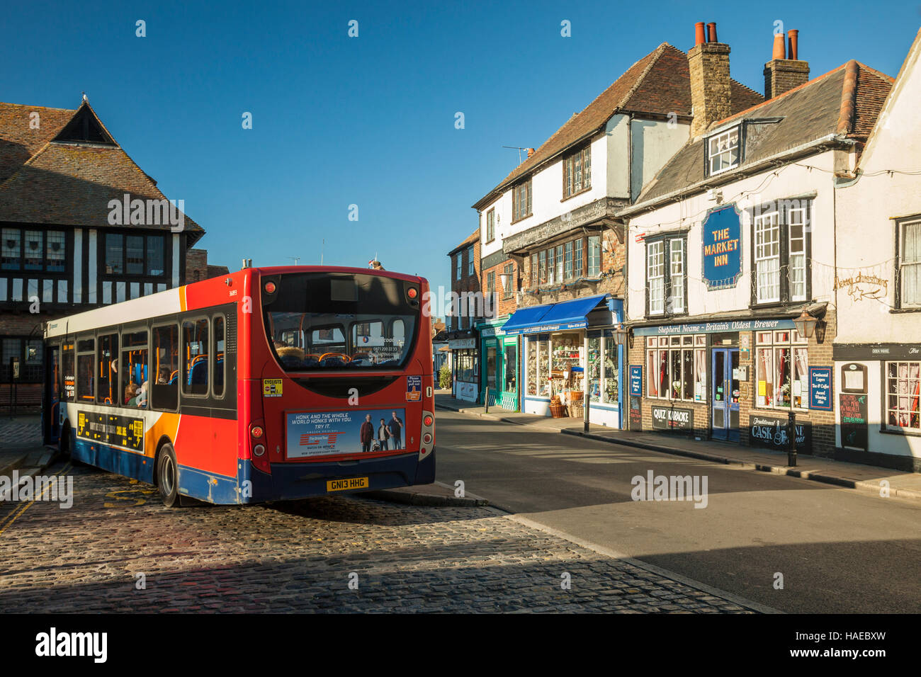 Local bus in Sandwich, Kent, England Stock Photo - Alamy