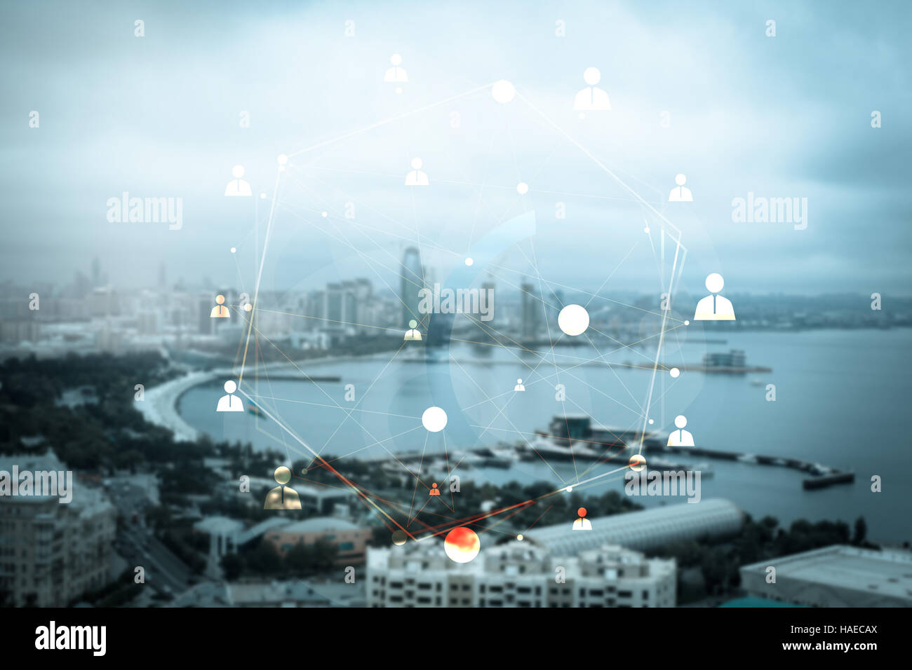 Abstract human connection Stock Photo - Alamy