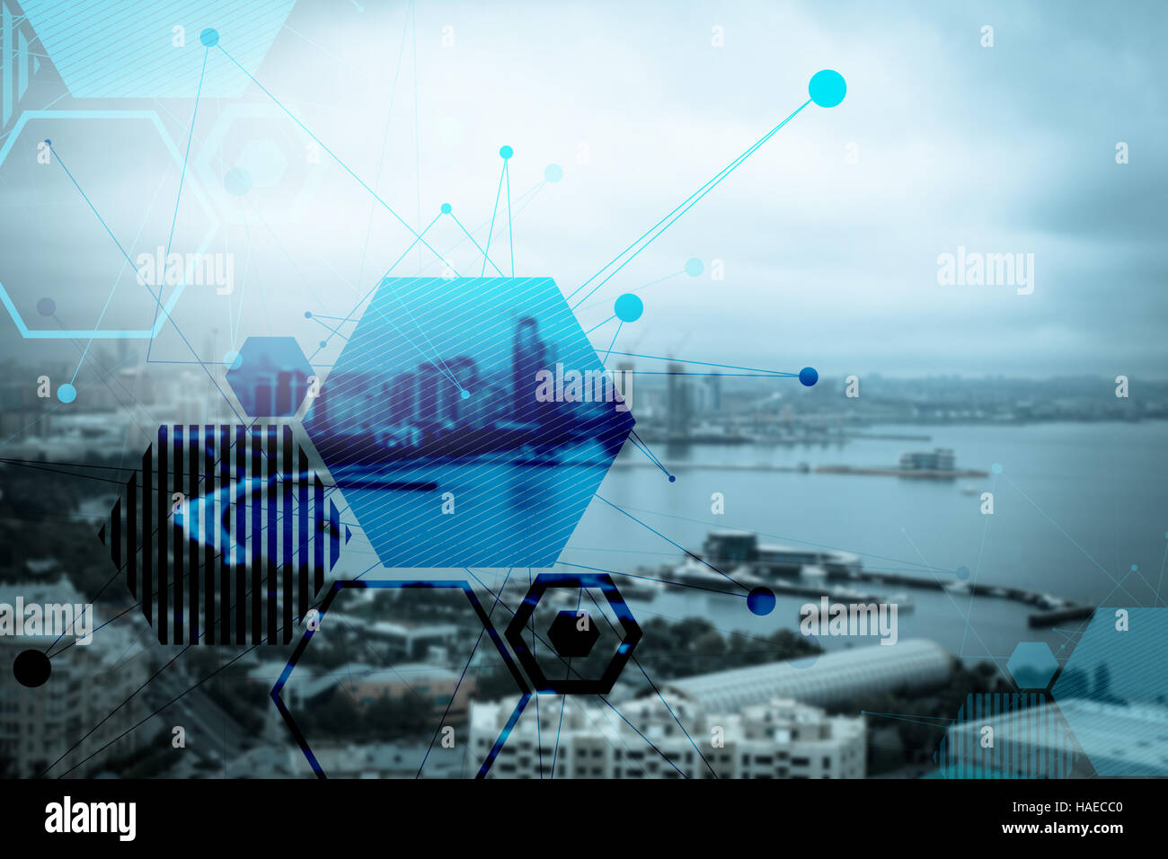 Abstract particle structure Stock Photo - Alamy