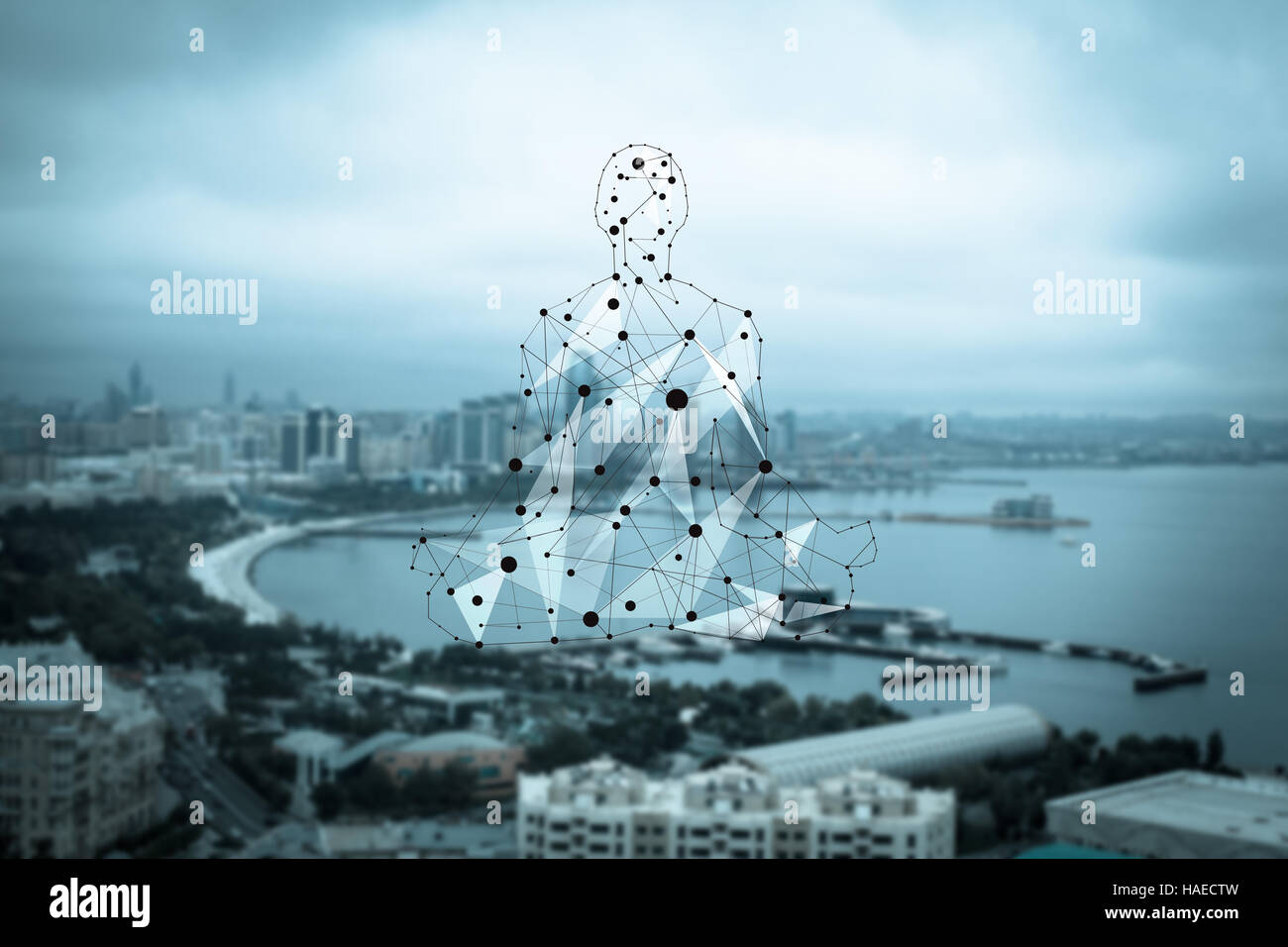 Man and dots hi-res stock photography and images - Alamy