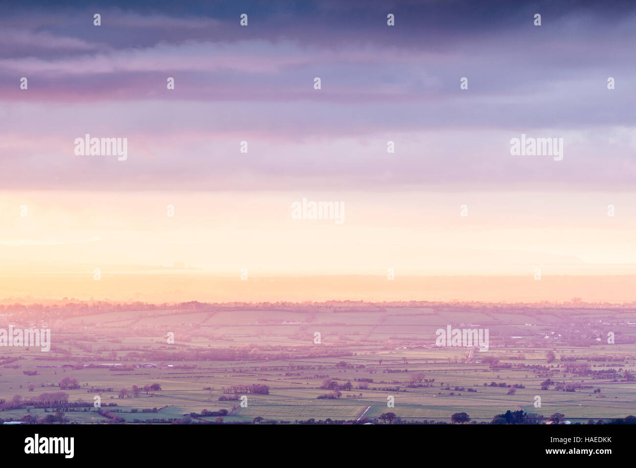The Somerset Levels Stock Photo - Alamy