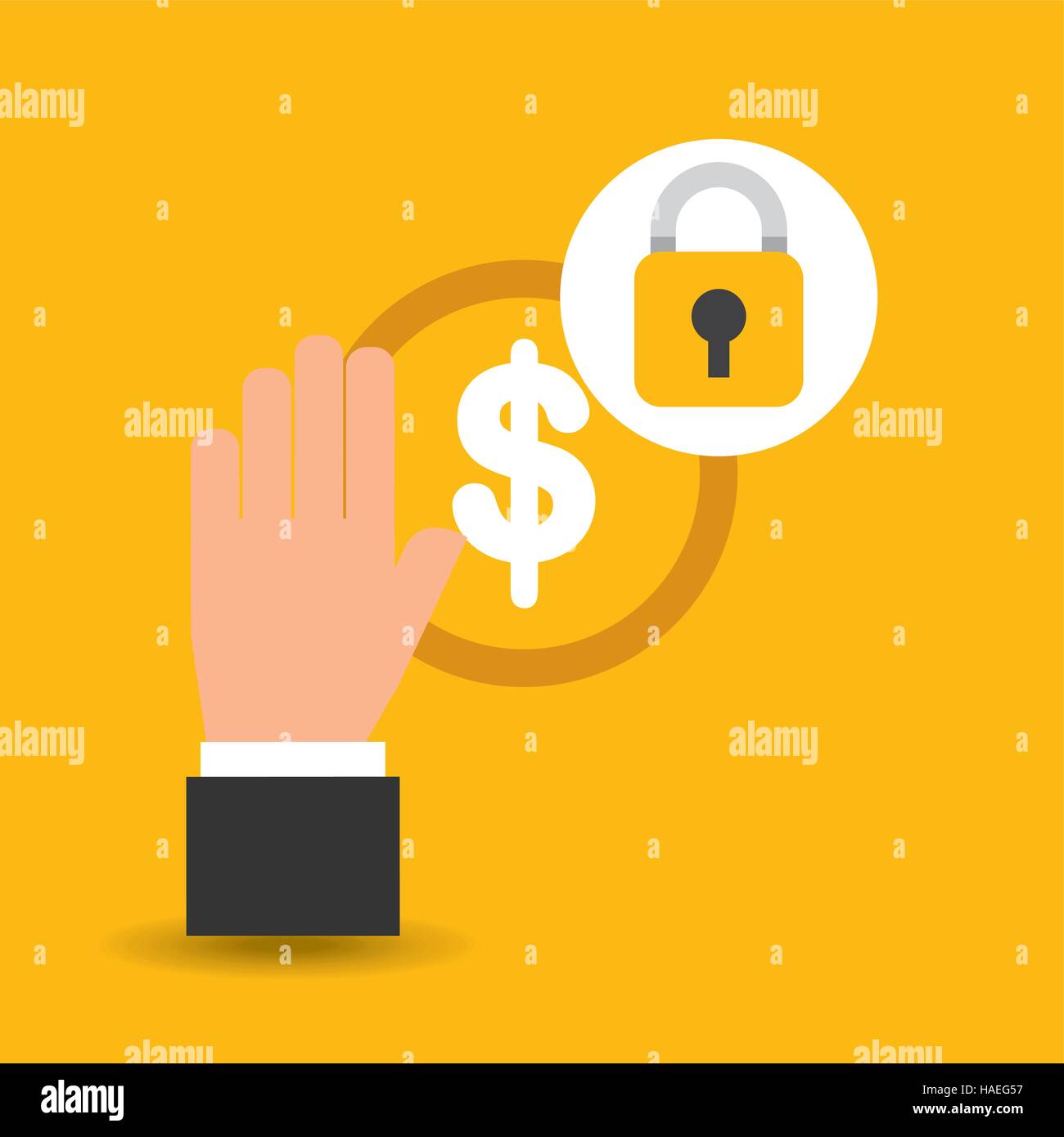 hands holds coins safety icon vector illustration eps 10 Stock Vector ...