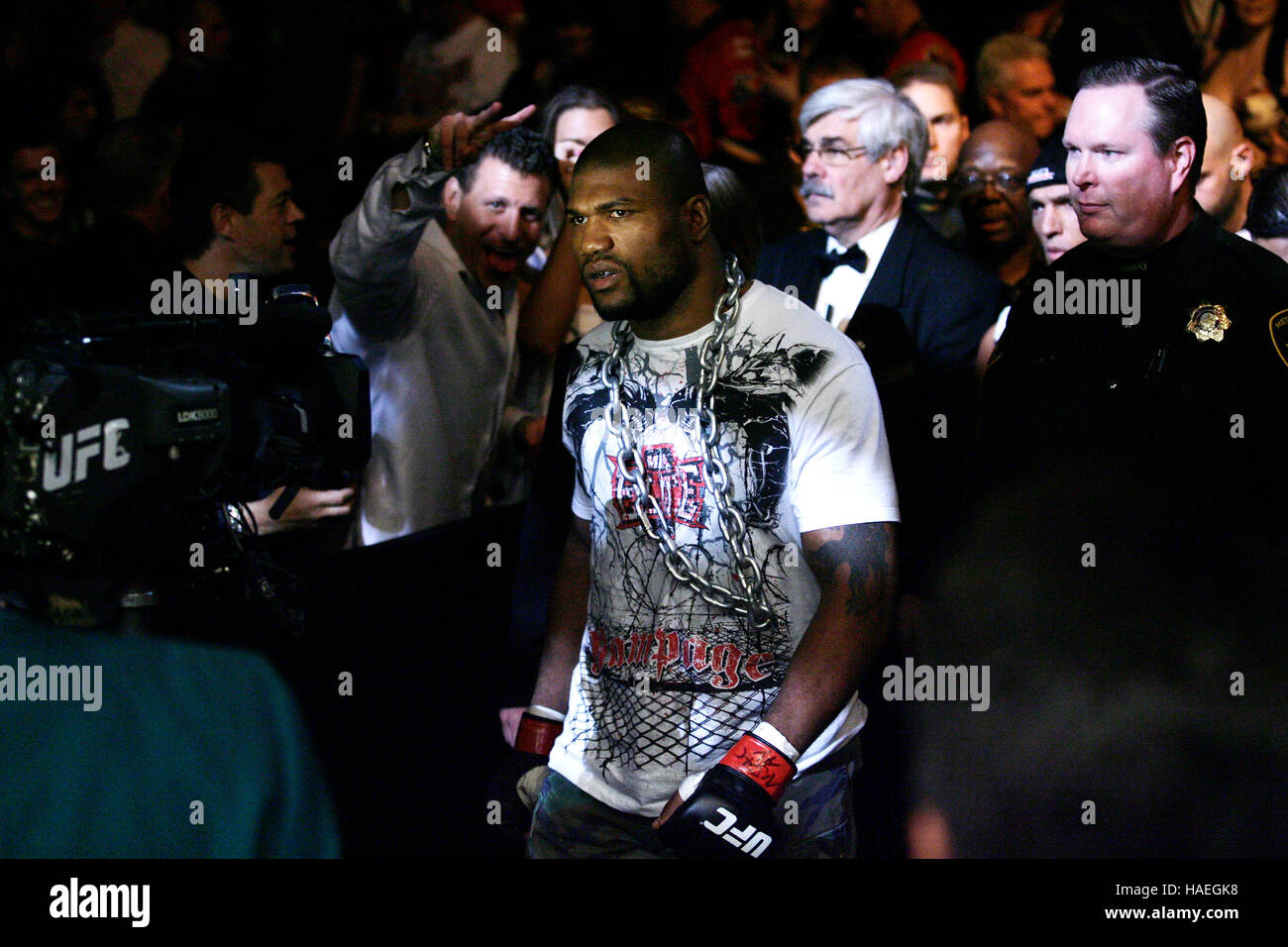 Quinton "Rampage" Jackson before his fight against Wanderlei Silva ...