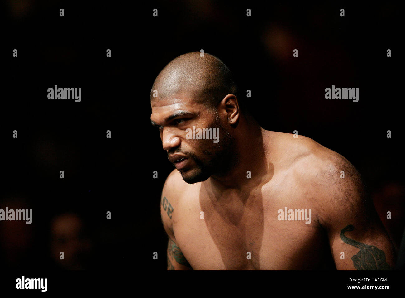 Quinton "Rampage" Jackson before his fight against Wanderlei Silva ...