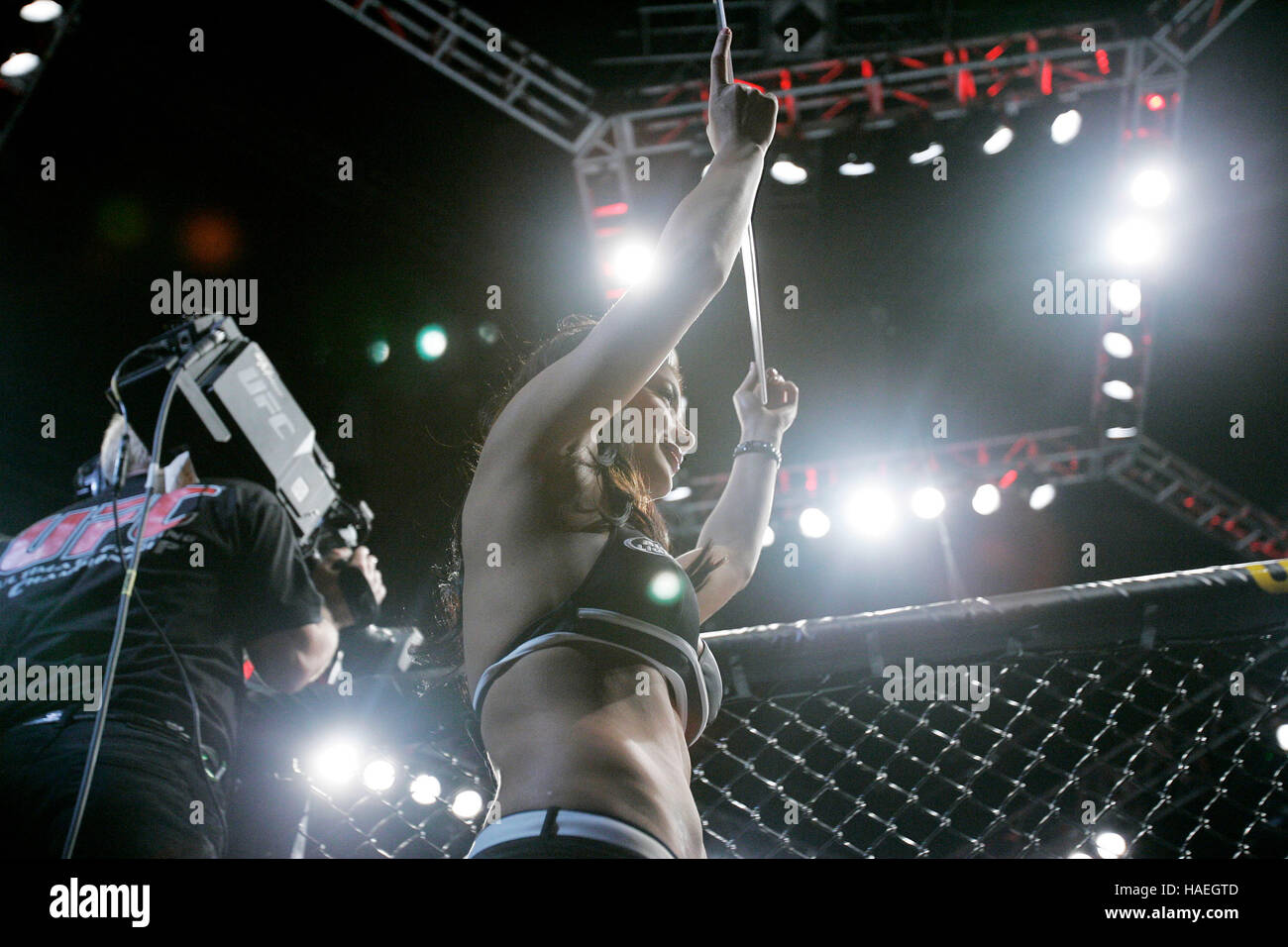 Octagon girl at the UFC 92 at the MGM Grand Arena on December 27, 2008 ...