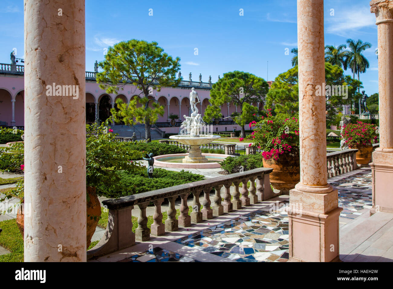 The John and Mable Ringling Museum of Art in Sarasota Florida Stock ...