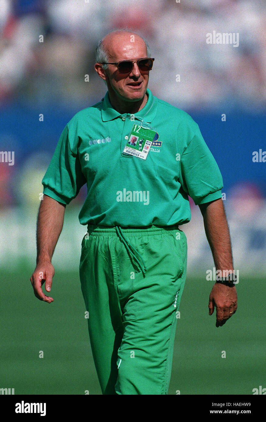 ARRIGO SACCHI ITALIAN MANAGER 05 July 1994 Stock Photo - Alamy