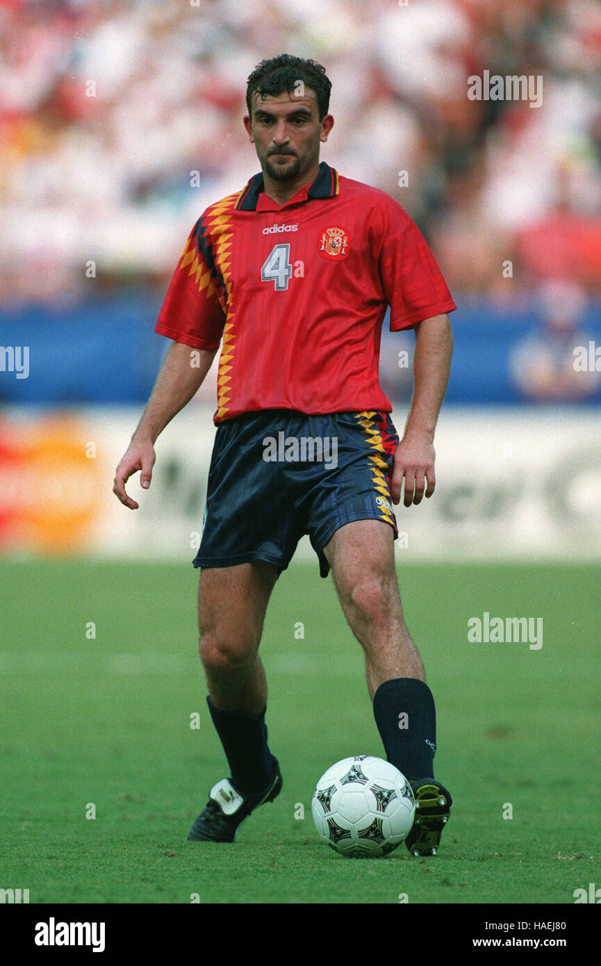 FRANCISCO CAMARASA SPAIN & VALENCIA FC 12 July 1994 Stock Photo - Alamy