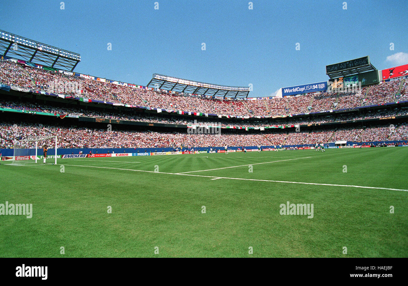 GIANTS STADIUM NEW JERSEY WORLD CUP STADIUM 19 July 1994 Stock Photo ...