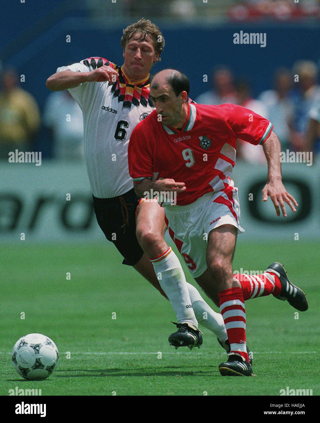 IORDAN LETCHKOV GUIDO BUCHWALD BULGARIA V GERMANY 10 July 1994 Stock ...