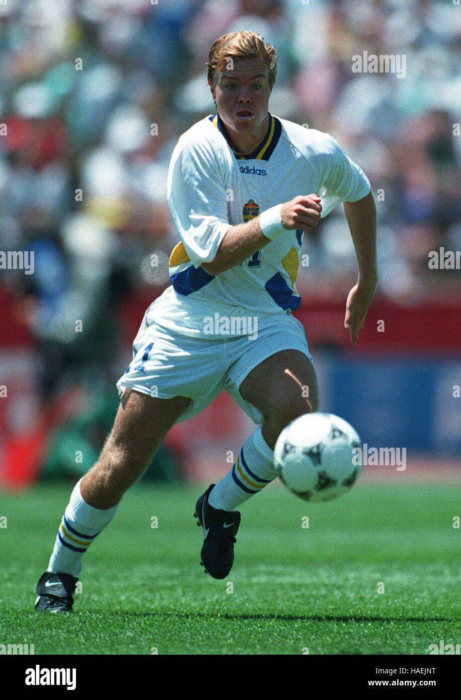 TOMAS BROLIN SWEDEN & PARMA FC 10 July 1994 Stock Photo - Alamy