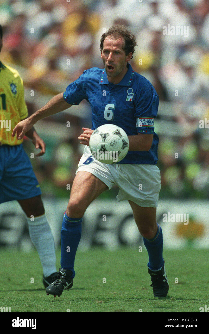 FRANCO BARESI ITALY & AC MILAN 17 July 1994 Stock Photo - Alamy