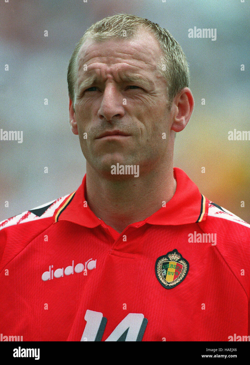 MICHEL DE WOLF BELGIUM & ANDERLECHT 25 June 1994 Stock Photo - Alamy
