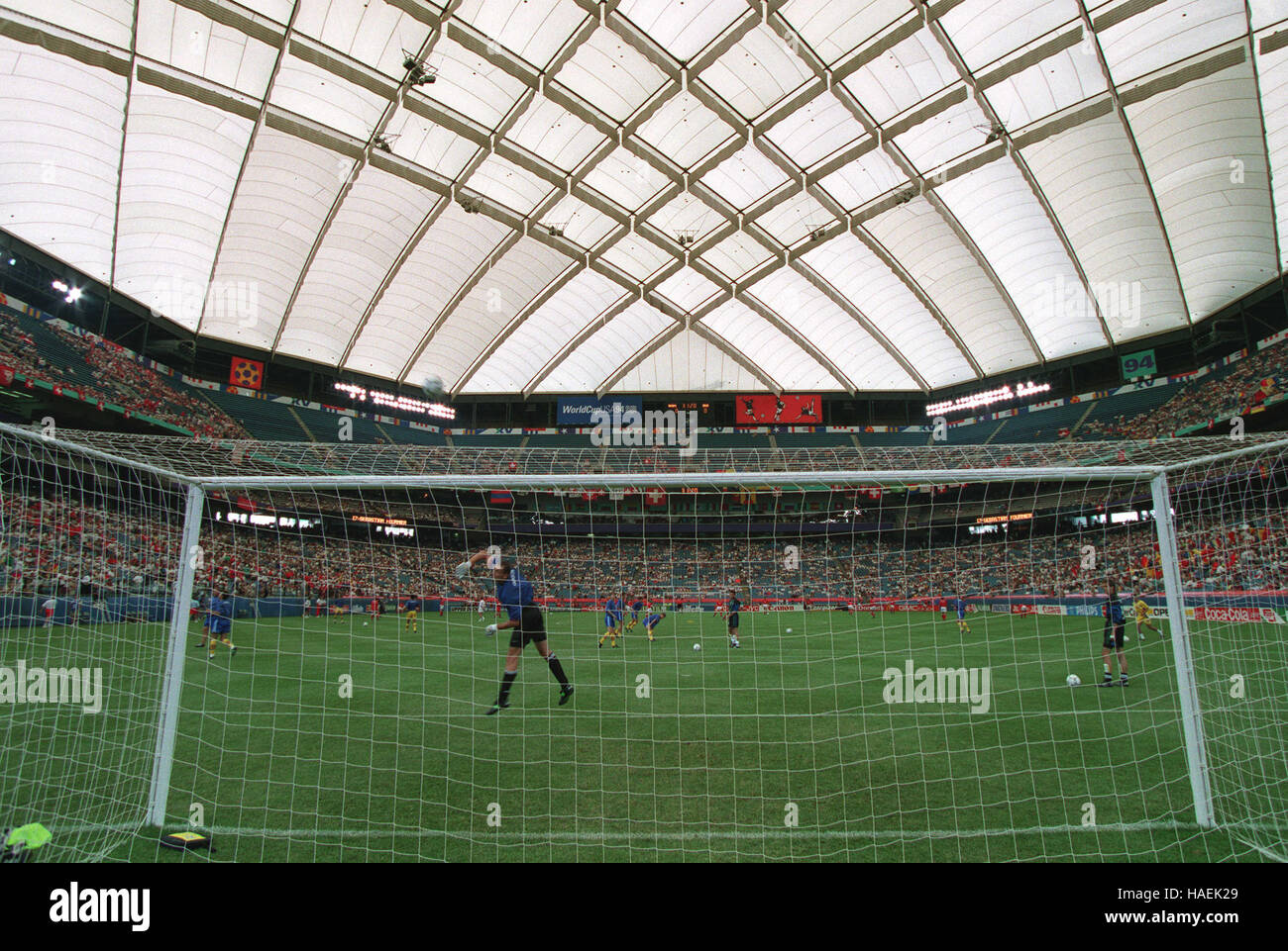 PONTIAC SILVERDOME DETROIT WORLD CUP FINALS USA 22 June 1994 Stock ...