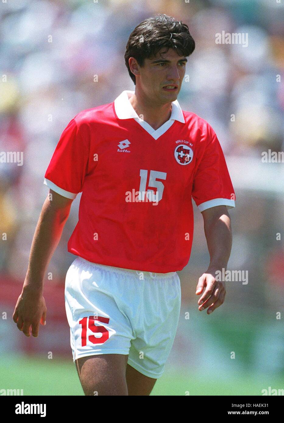 MARCO GRASSI SWITZERLAND & SERVETTE 15 June 1994 Stock Photo - Alamy