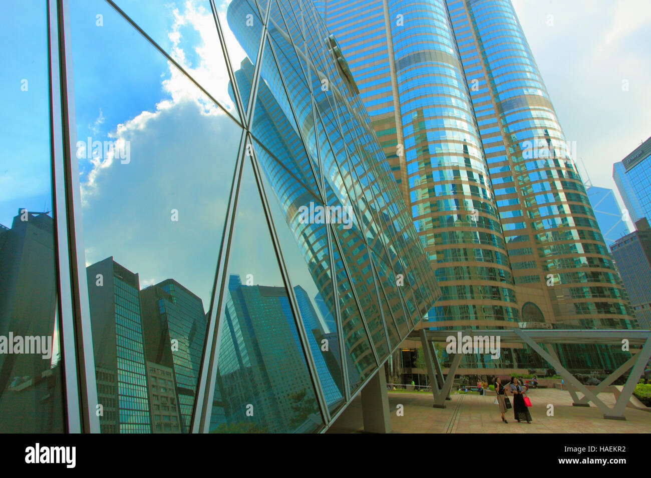 China, Hong Kong, Central district, Exchange Square Stock Photo - Alamy