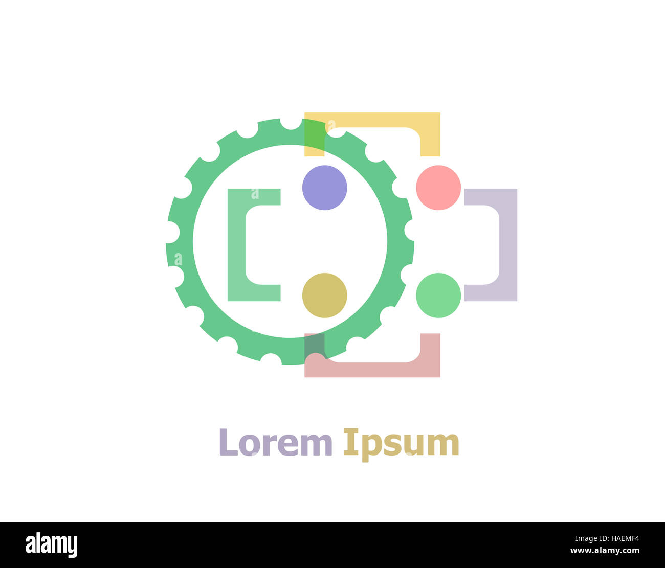 Abstract logo design template. Science technology, Teamwork, Social ...