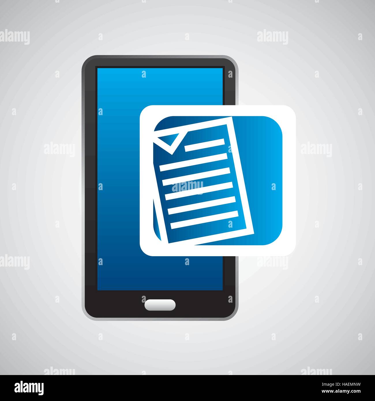 mobile phone icon document social media vector illustration eps 10 ...