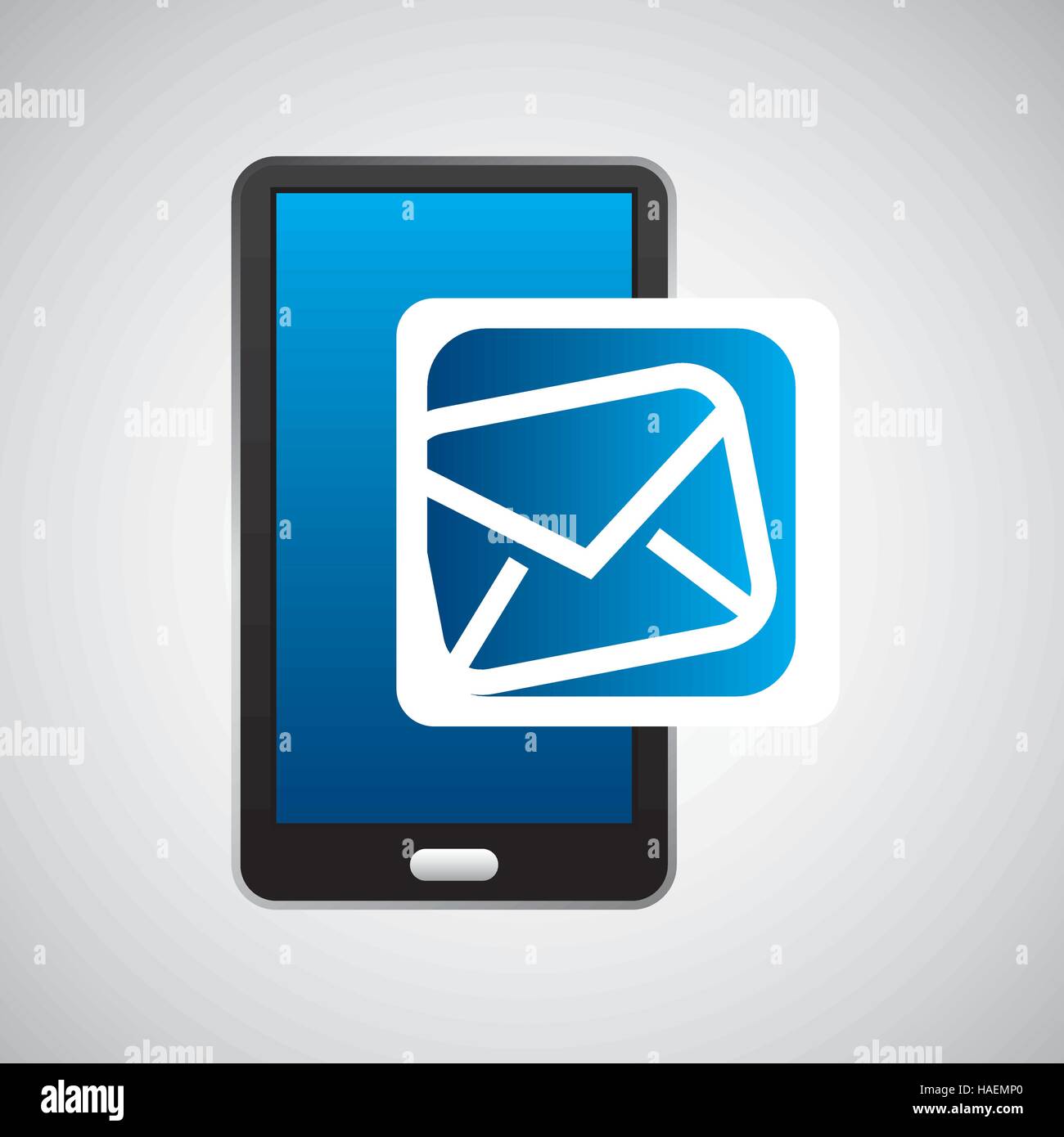 mobile phone icon email social media vector illustration eps 10 Stock ...