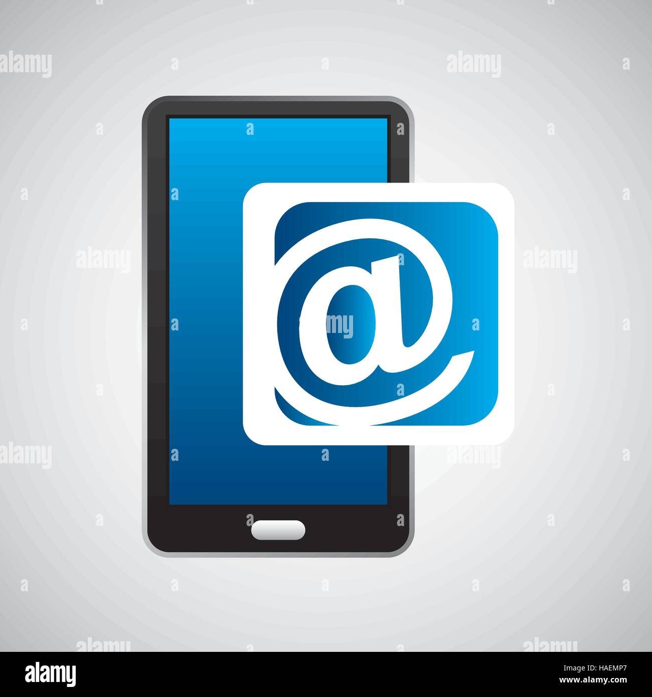 mobile phone icon mail social media vector illustration eps 10 Stock ...