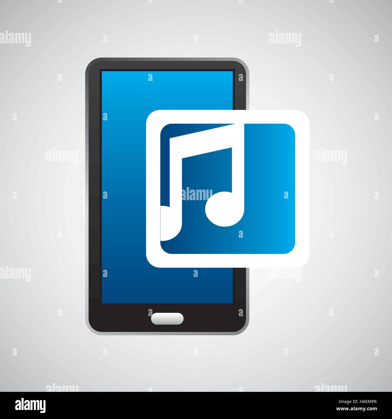 mobile phone icon music social media vector illustration eps 10 Stock ...