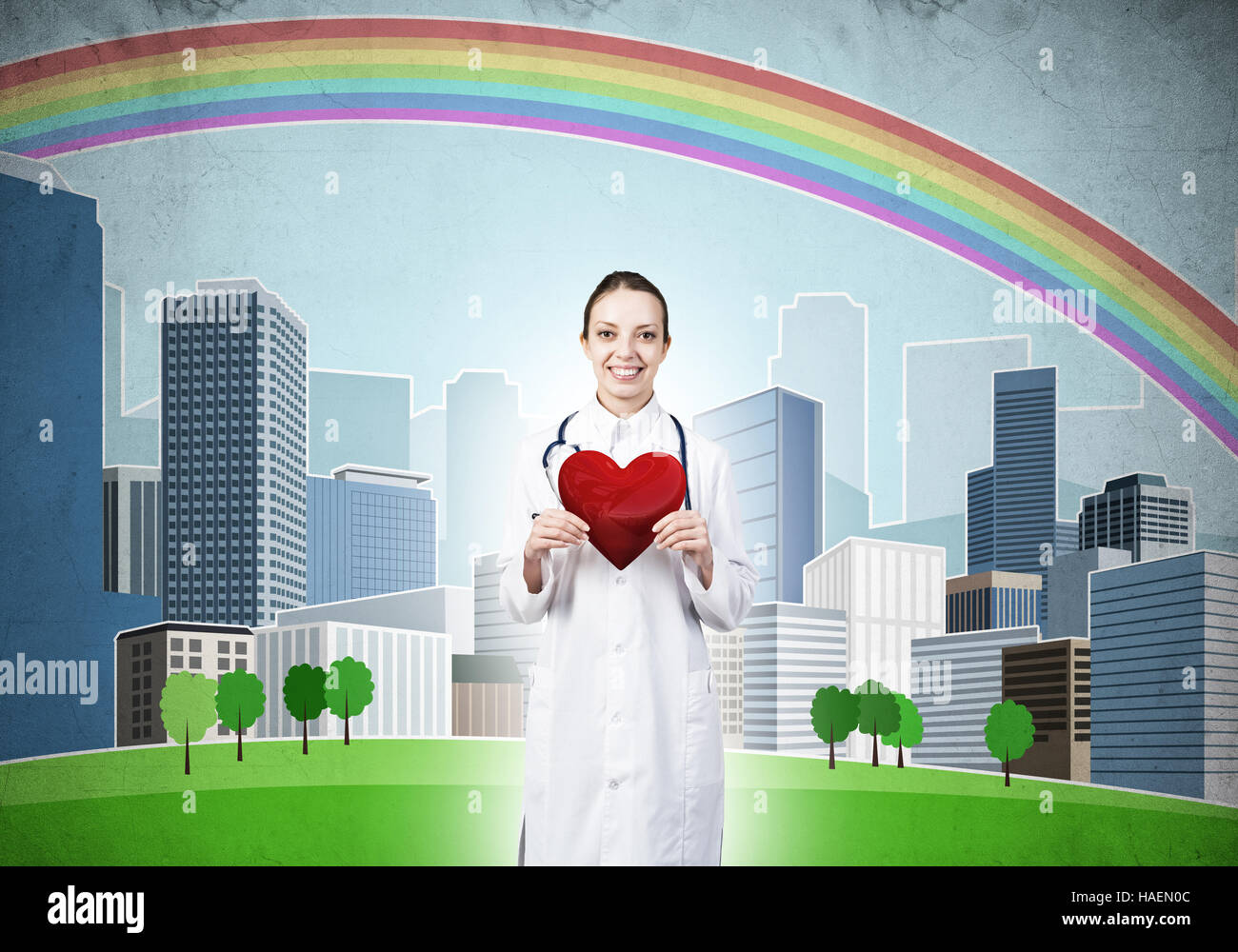 Check your heart health Stock Photo - Alamy