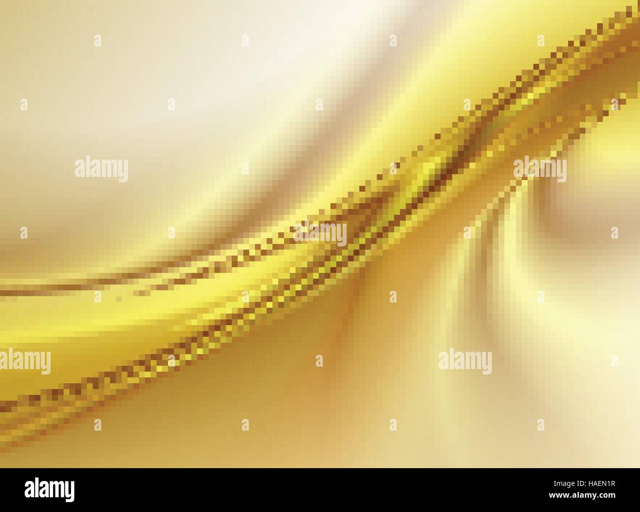 Abstract background, gold wavy lines, vector illustration Stock Vector ...