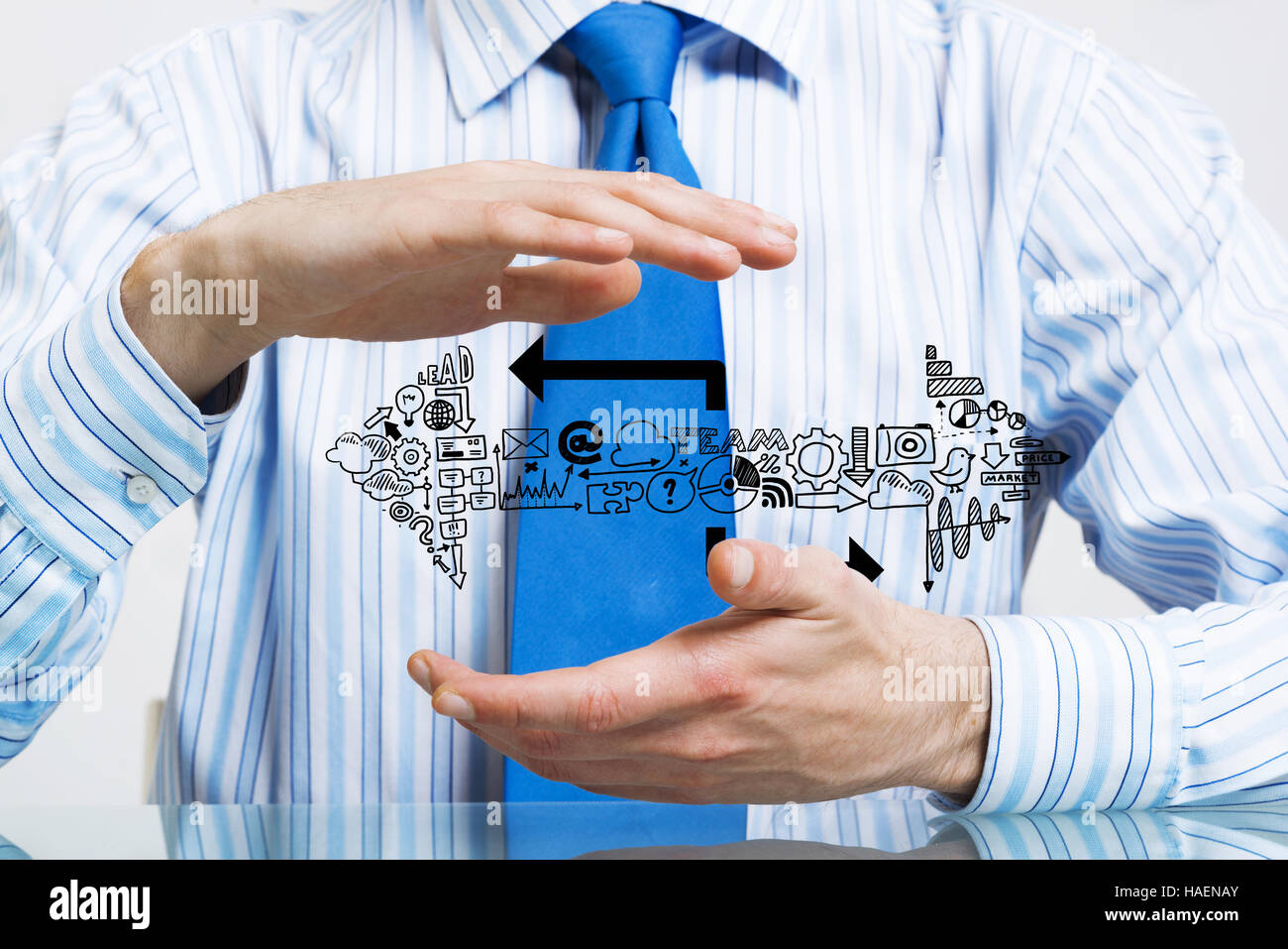 Protect your business Stock Photo - Alamy