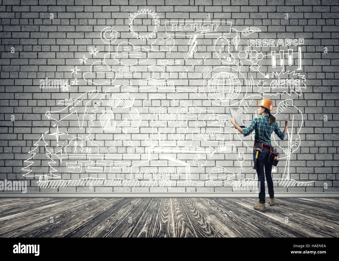 Industrial construction and maintenance Stock Photo - Alamy