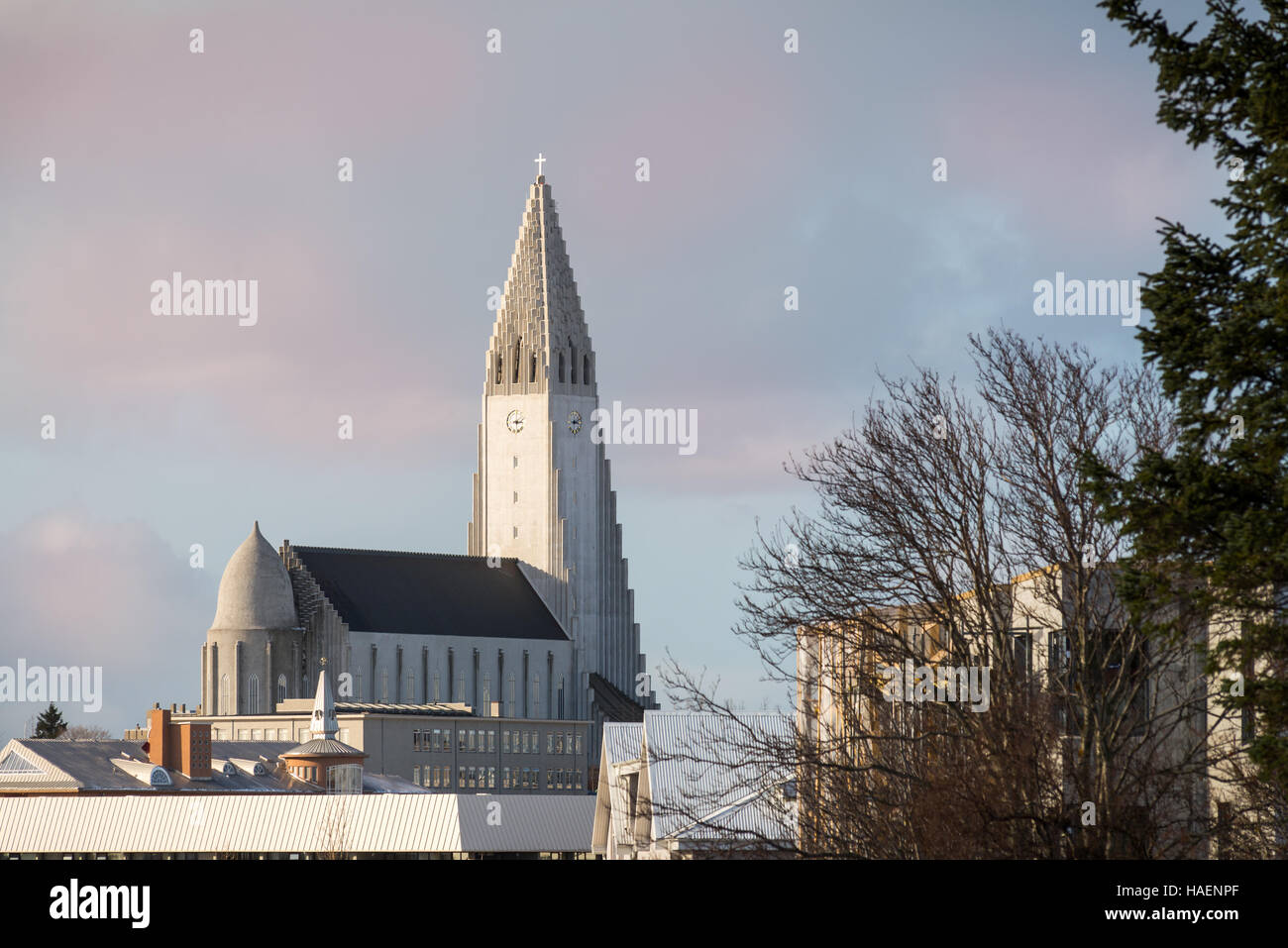 Photo of Hallgrim church in Reykjavik, Iceland Stock Photo - Alamy