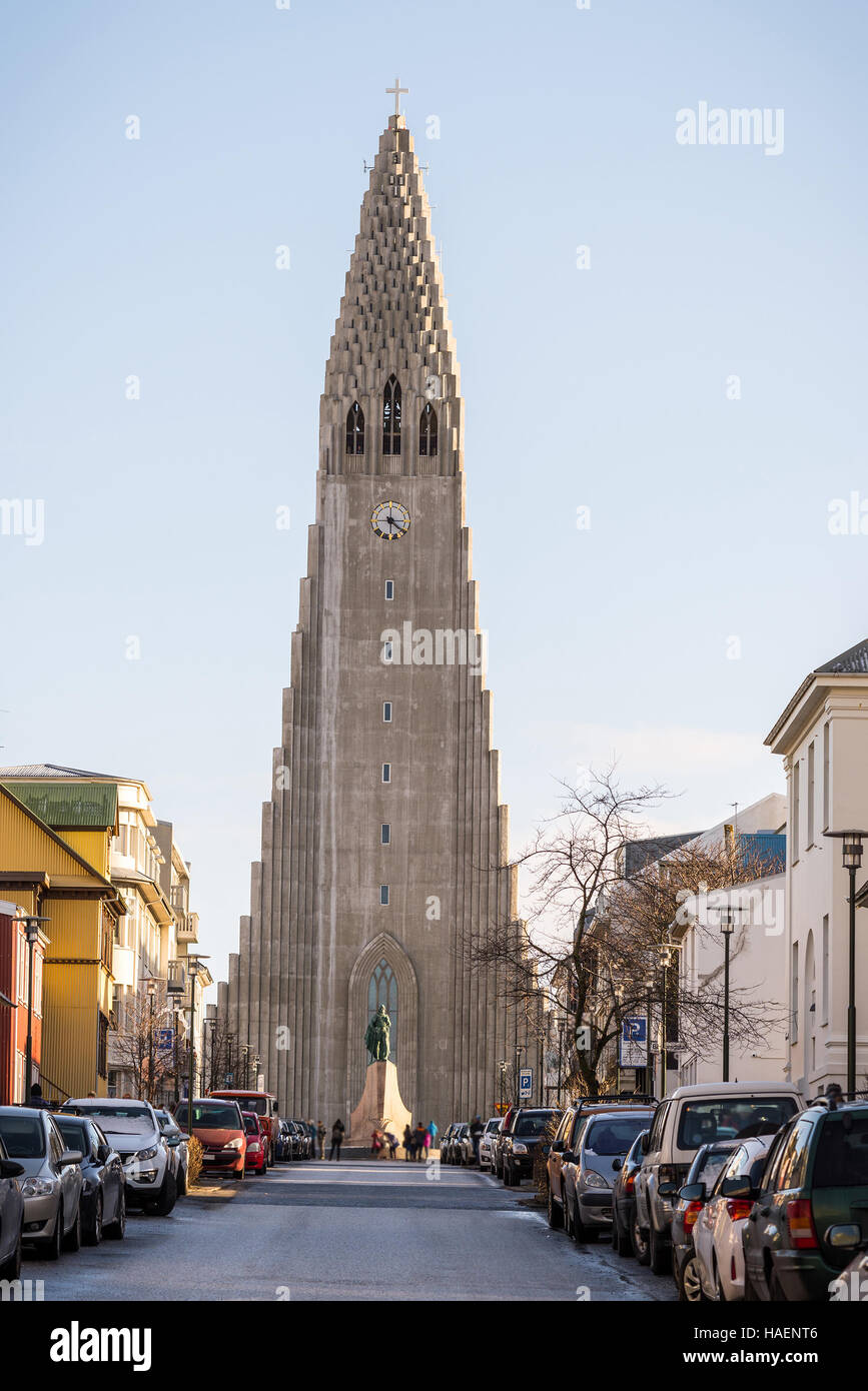 Photo of Hallgrim church in Reykjavik, Iceland Stock Photo - Alamy