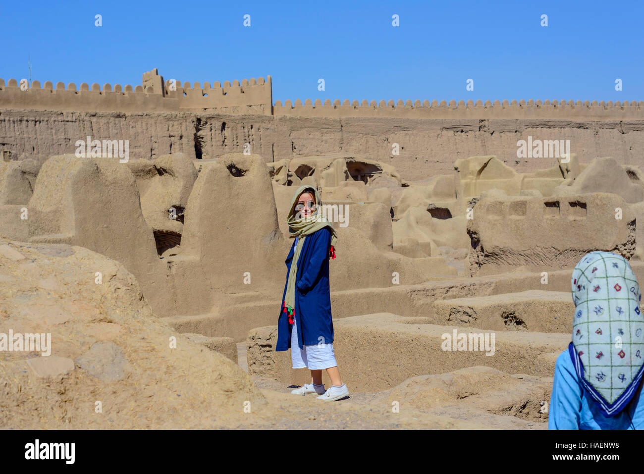 Rayen citadel, Iran Stock Photo - Alamy