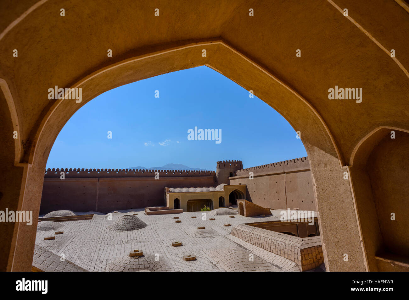 Rayen citadel, Iran Stock Photo - Alamy