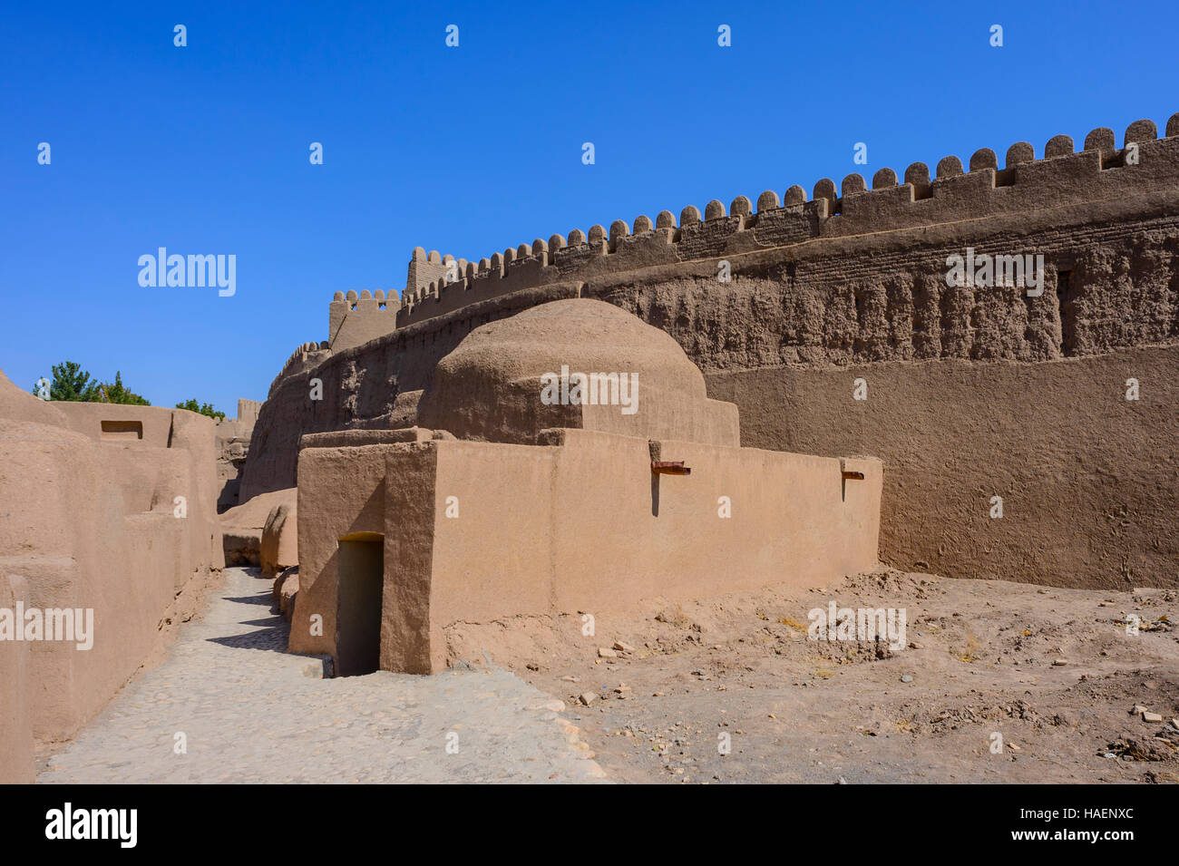 Rayen citadel, Iran Stock Photo - Alamy