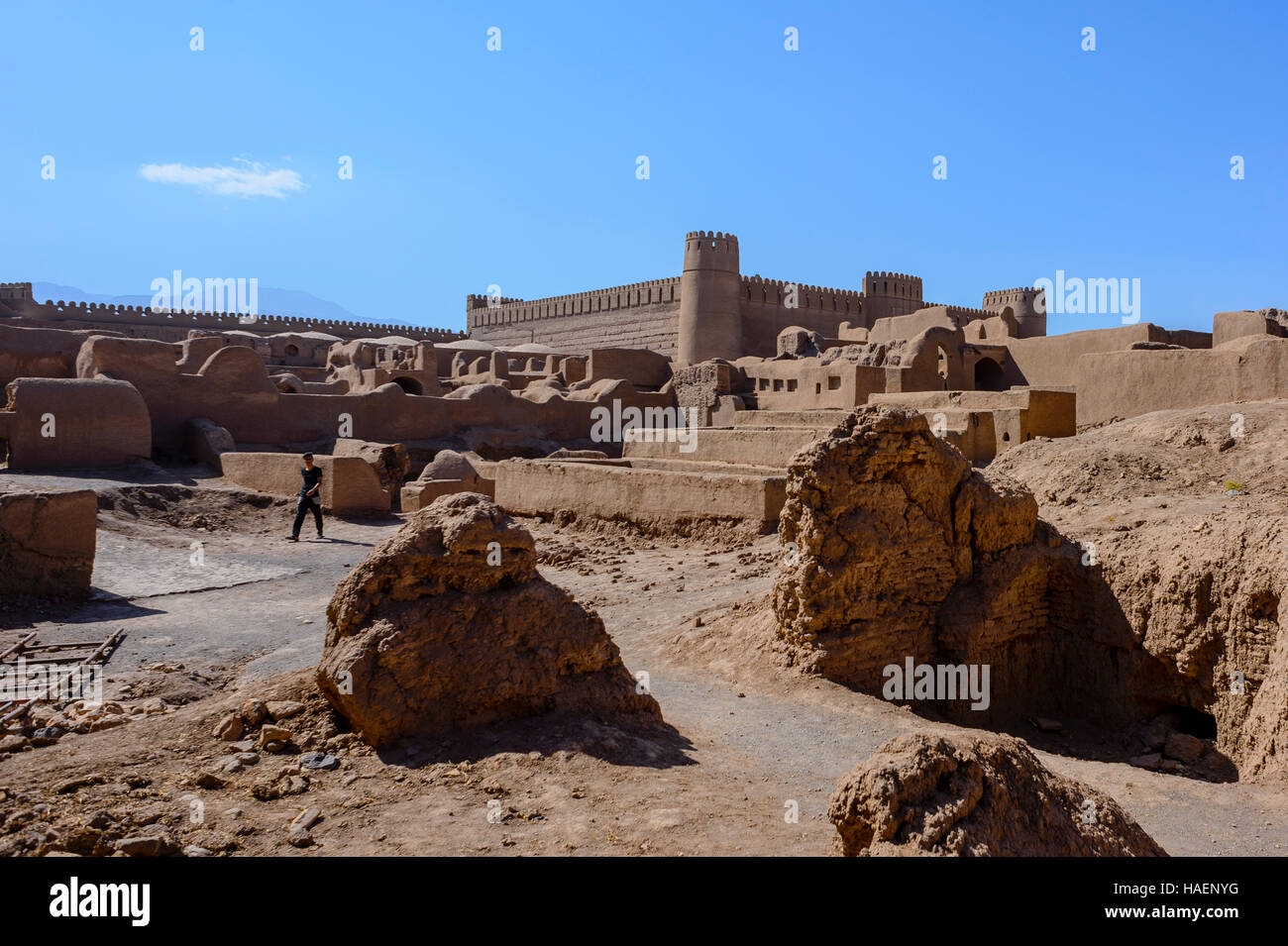 Rayen citadel, Iran Stock Photo - Alamy