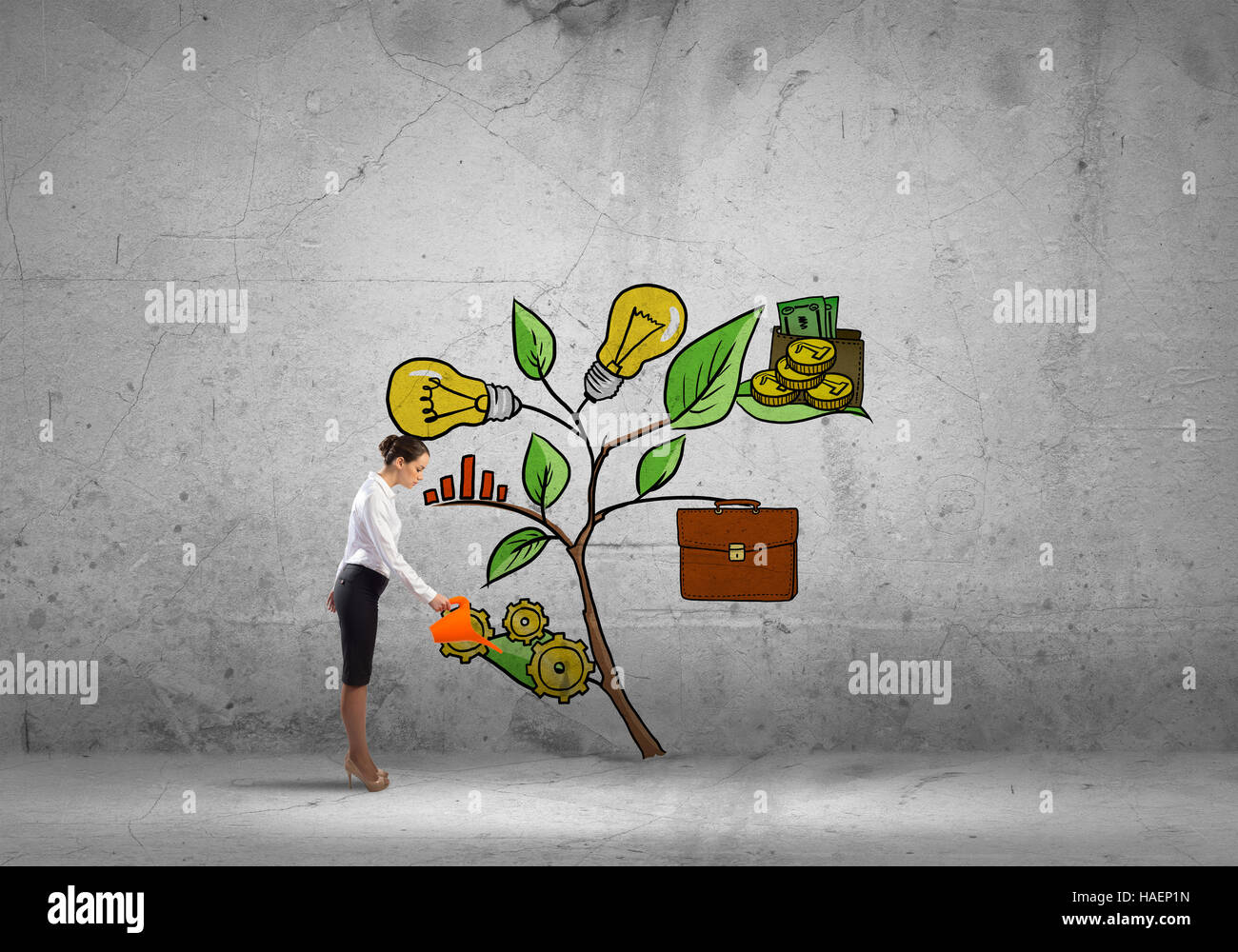 Make your income grow Stock Photo - Alamy