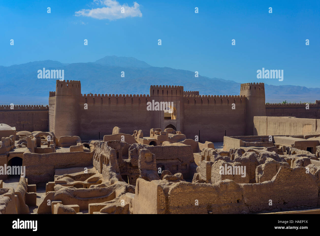 Rayen citadel, Iran Stock Photo - Alamy