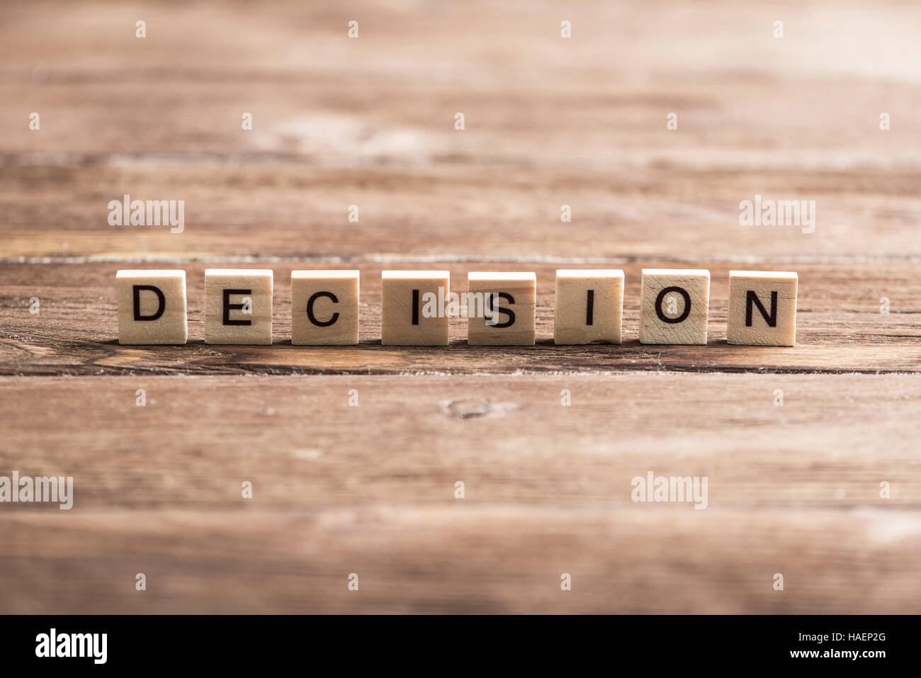 Take decision and make step Stock Photo - Alamy
